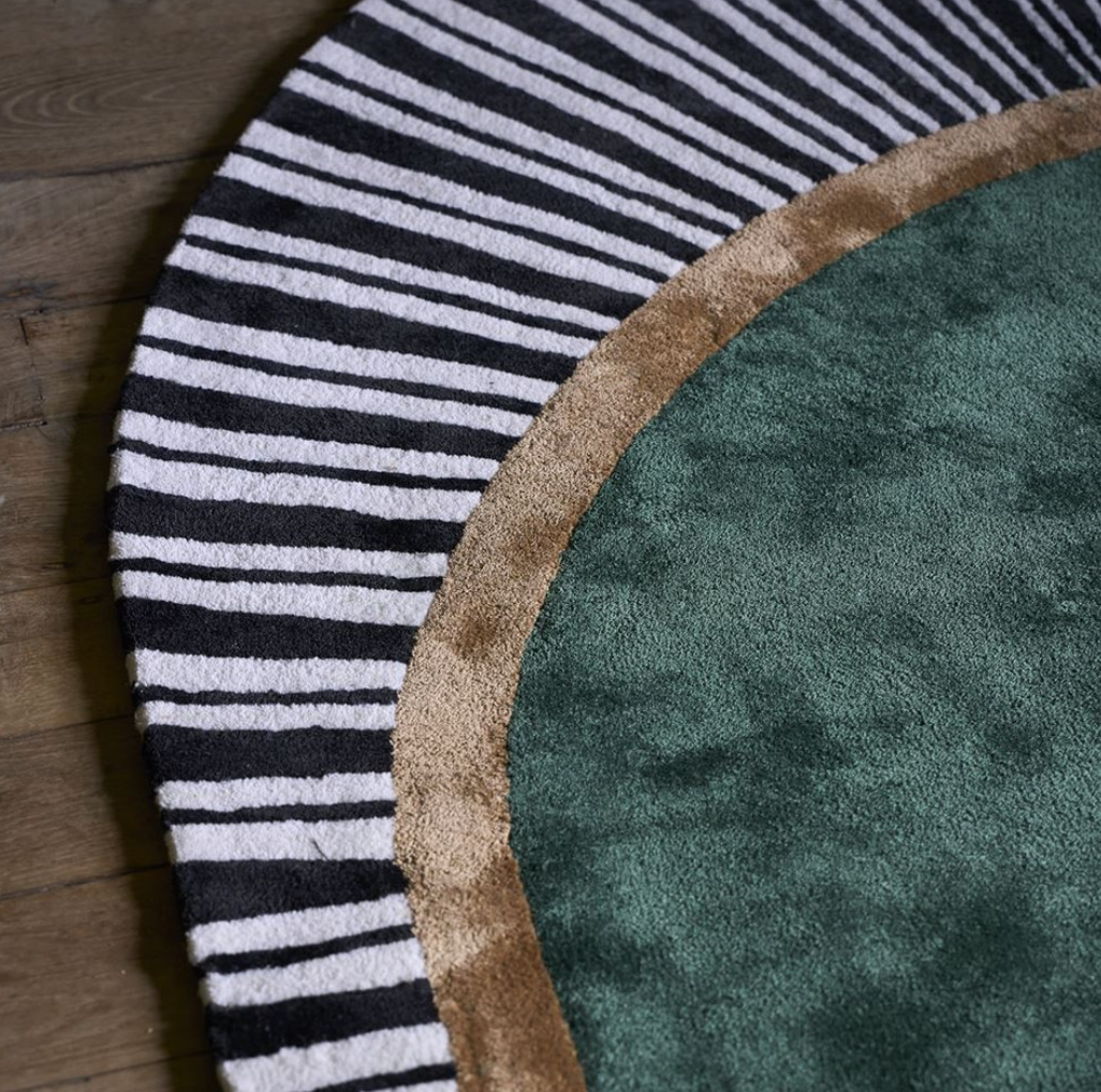 Koshi Malachite Floor Rug | | Designers Guild