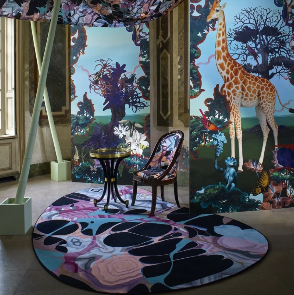 Kaoscope Cendre Rug | Rug | Christian Lacroix